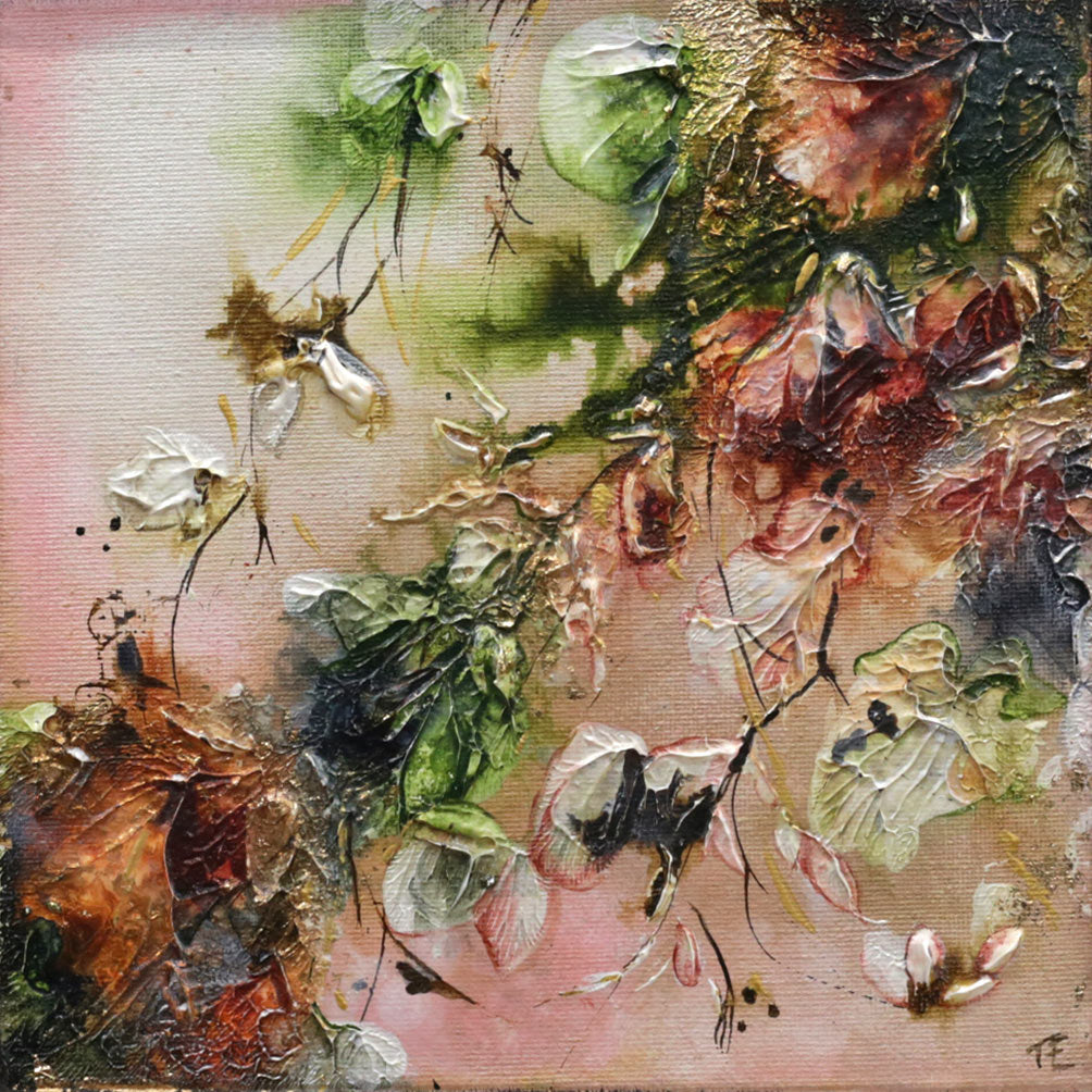SOLD - Fragmented Leaves - Original Painting – Pomfret Gallery