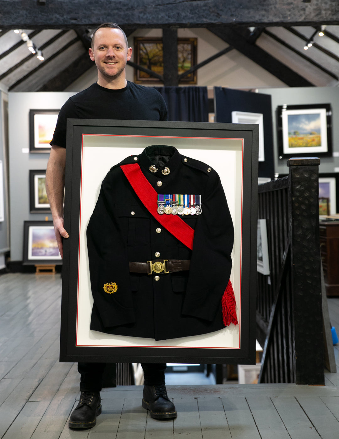 Shirt Framing – Pomfret Gallery